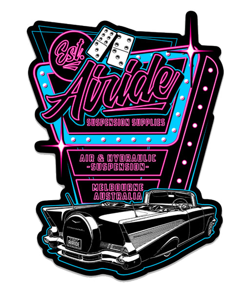 Neon 57 Sticker – Air Ride Suspension Supplies